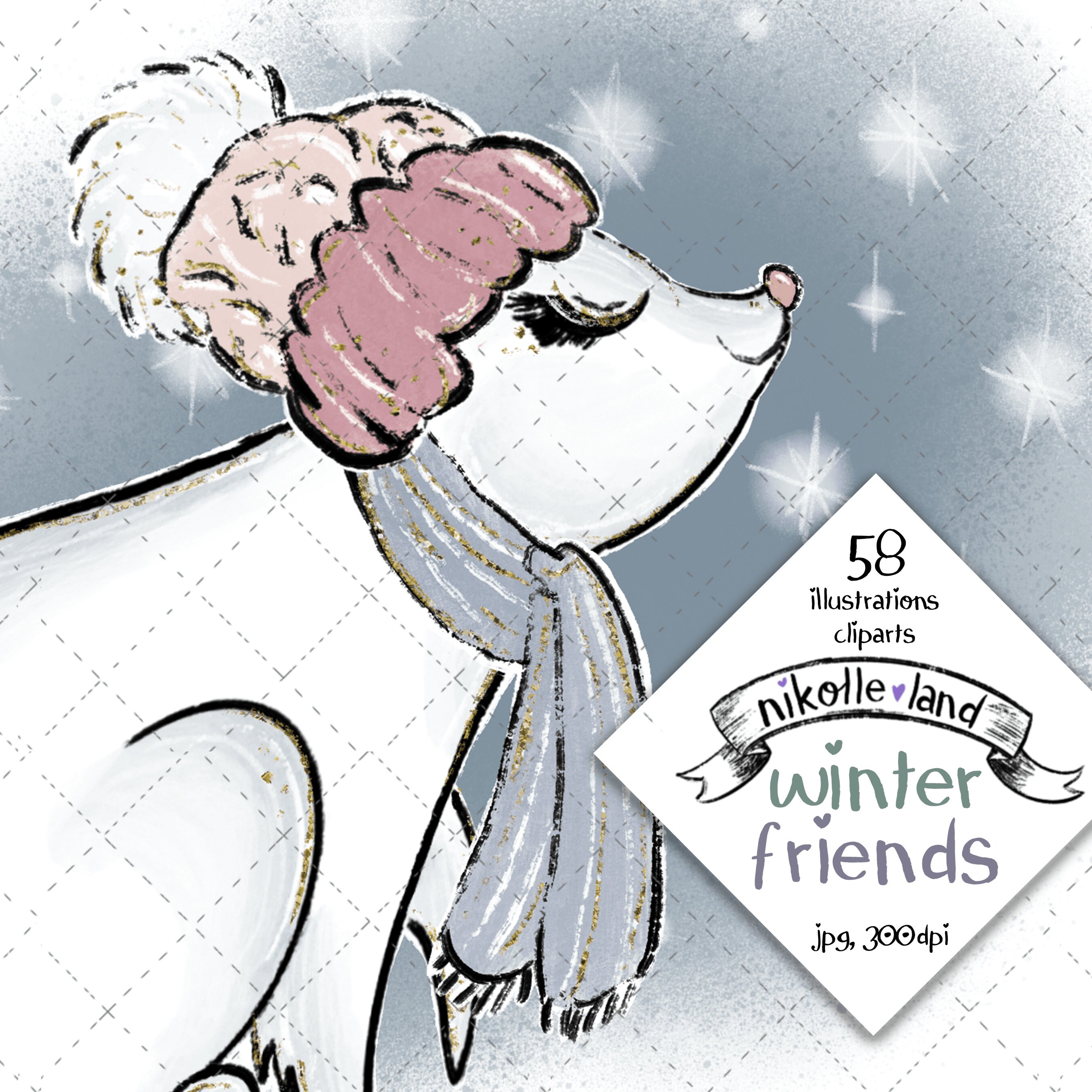 Winter Clipart Polar Bear Clipart, Nikolleland's Arctic Animals ...