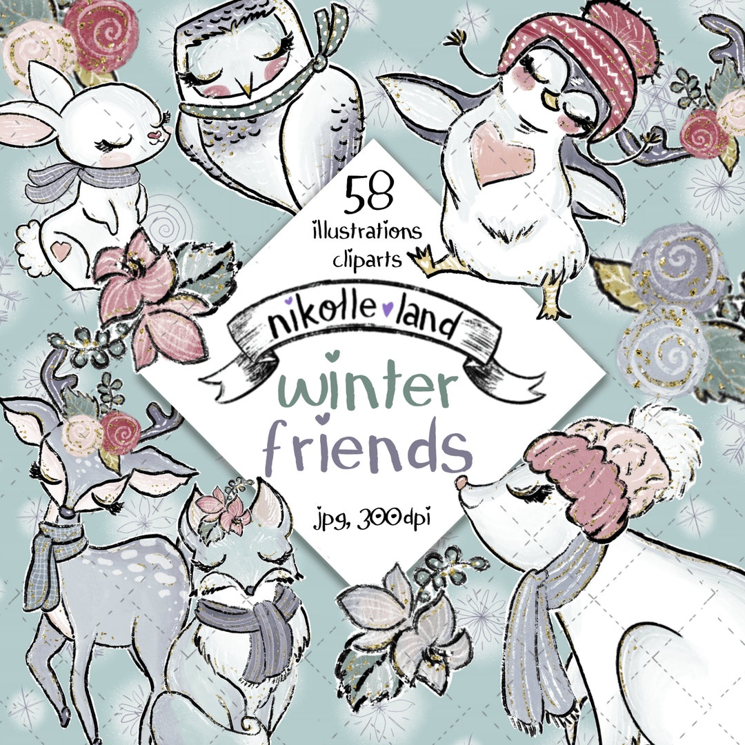 Winter Clipart Polar Bear Clipart, Nikolleland's Arctic Animals ...