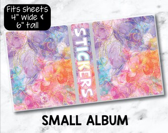 Large Sticker Storage Album Colorful - Etsy