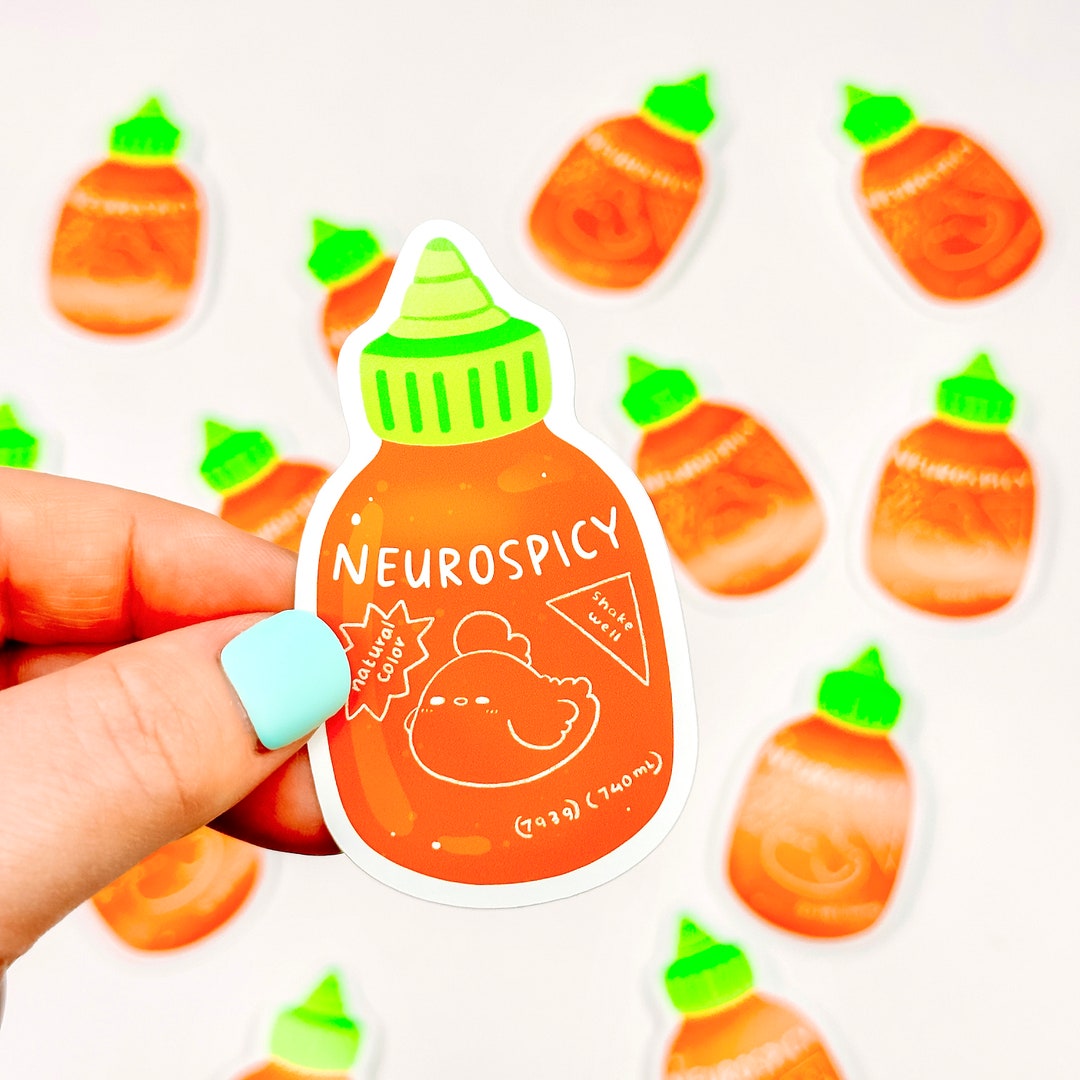 Neurospicy - Decorative Vinyl Sticker - Etsy