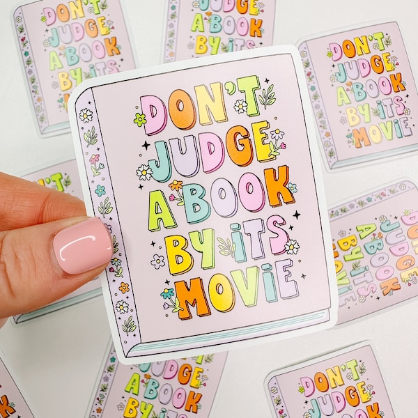 Dont Judge a Book by Its Movie - Etsy