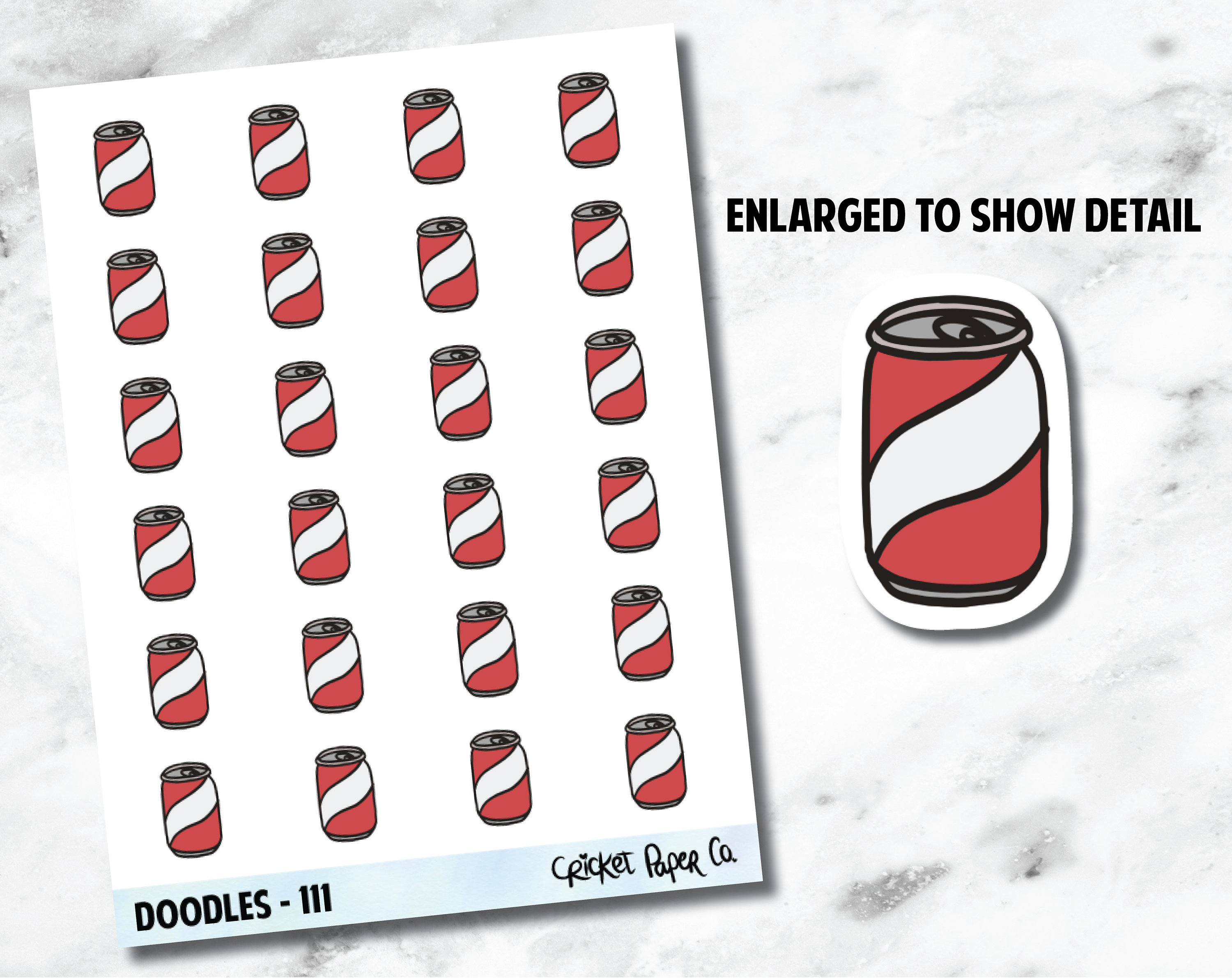 Cola, Soda Pop, Drink Hand Drawn Doodles 111 - Etsy