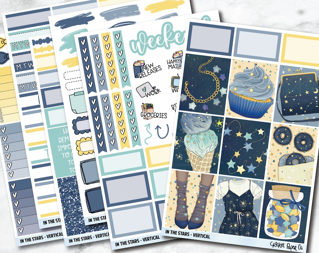 IN THE STARS Planner Stickers - Full Kit - Etsy