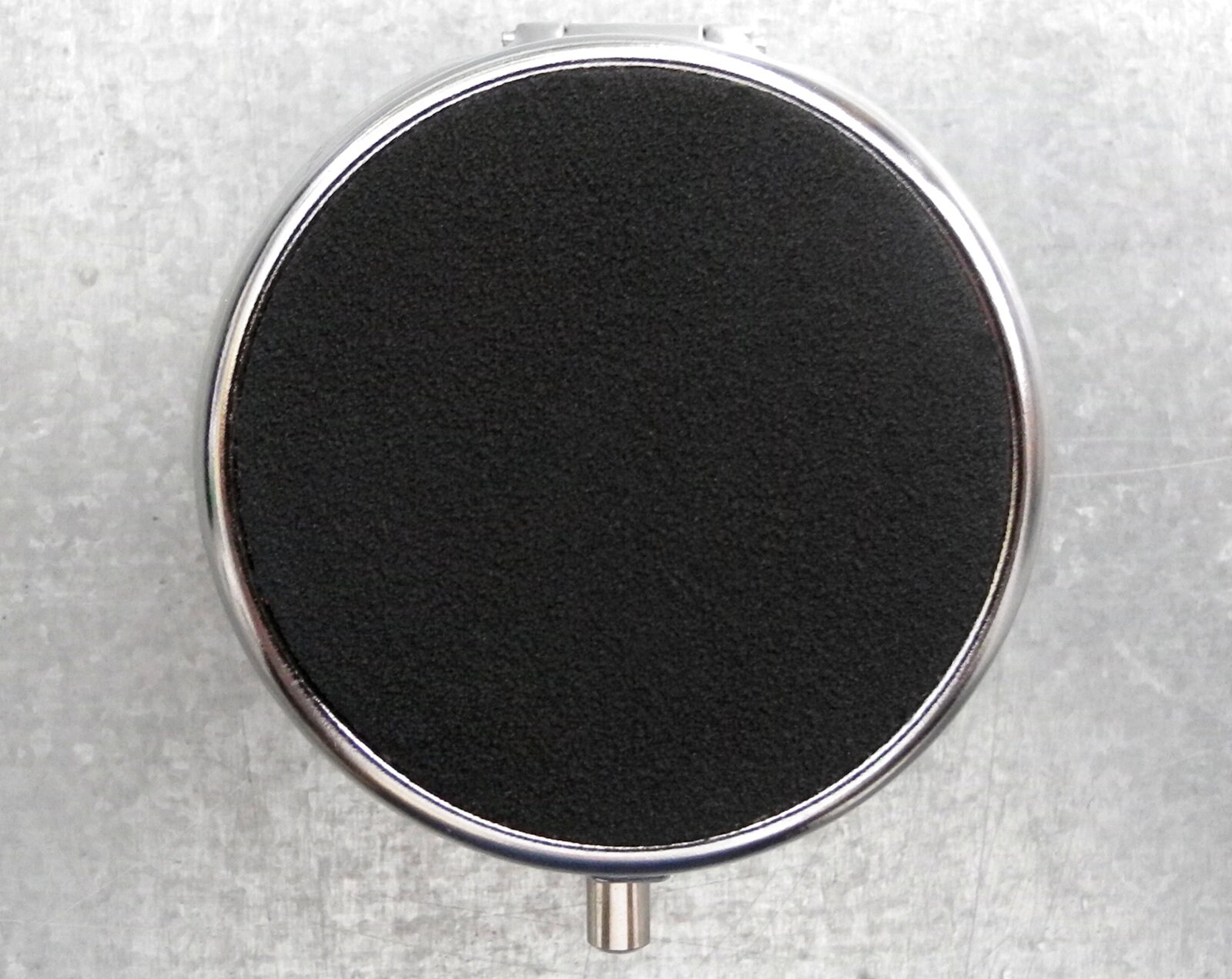 UNI Velor BLACK Ashtray Pocket Ashtray for on the Go, Portable Metal ...