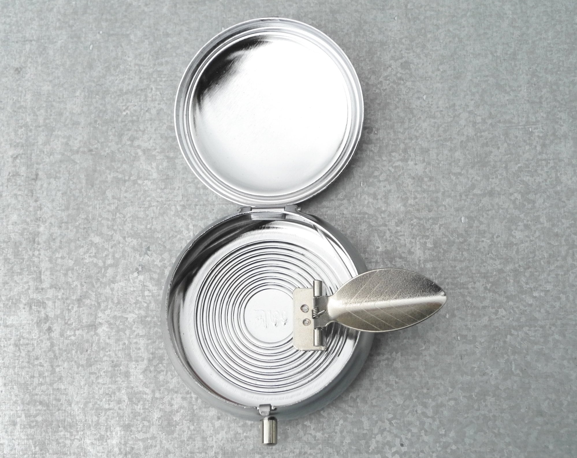 UNI Velor BLACK Ashtray Pocket Ashtray for on the Go, Portable Metal ...