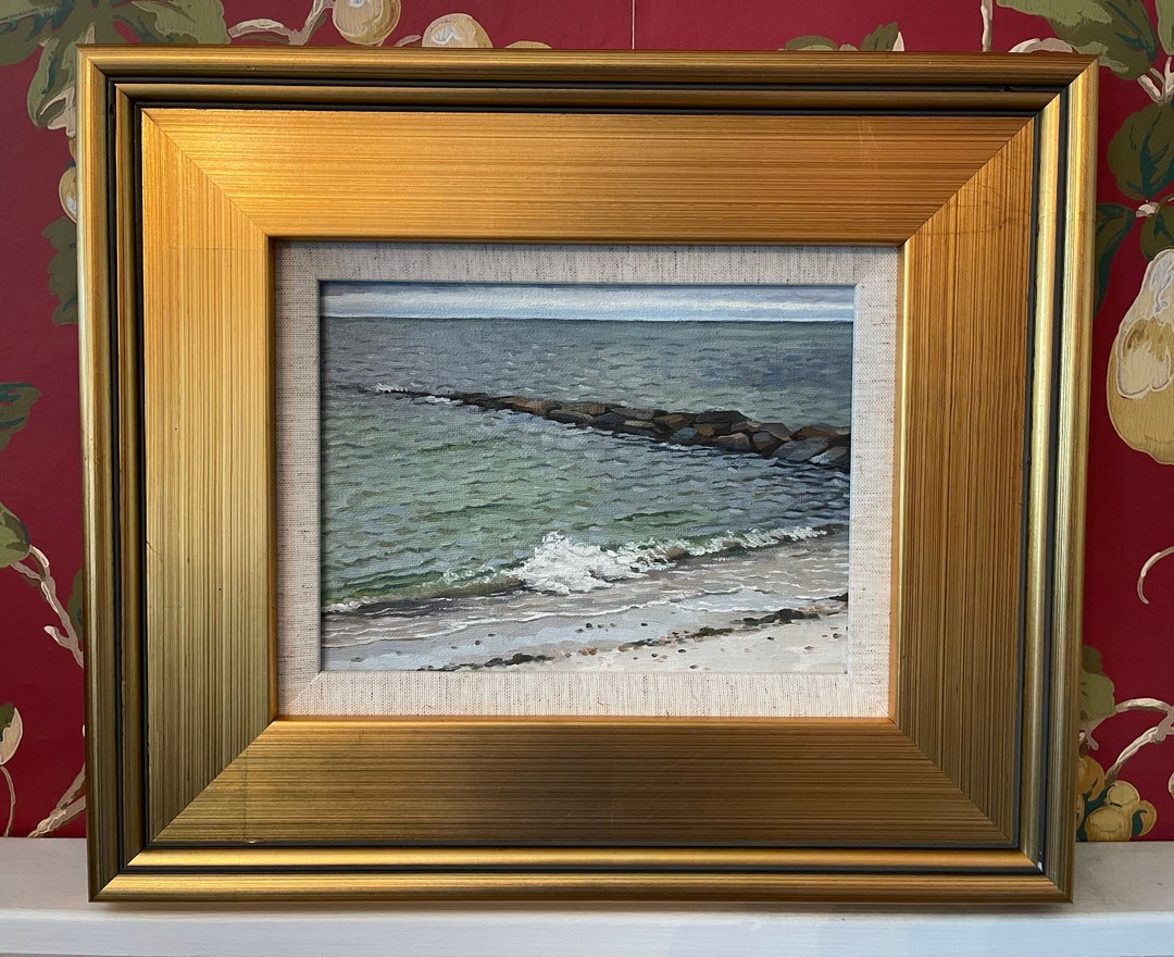 Cape Cod Ocean Seaside Landscape Original Oil Painting With - Etsy