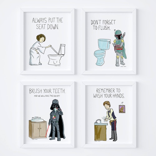 Star wars bathroom store