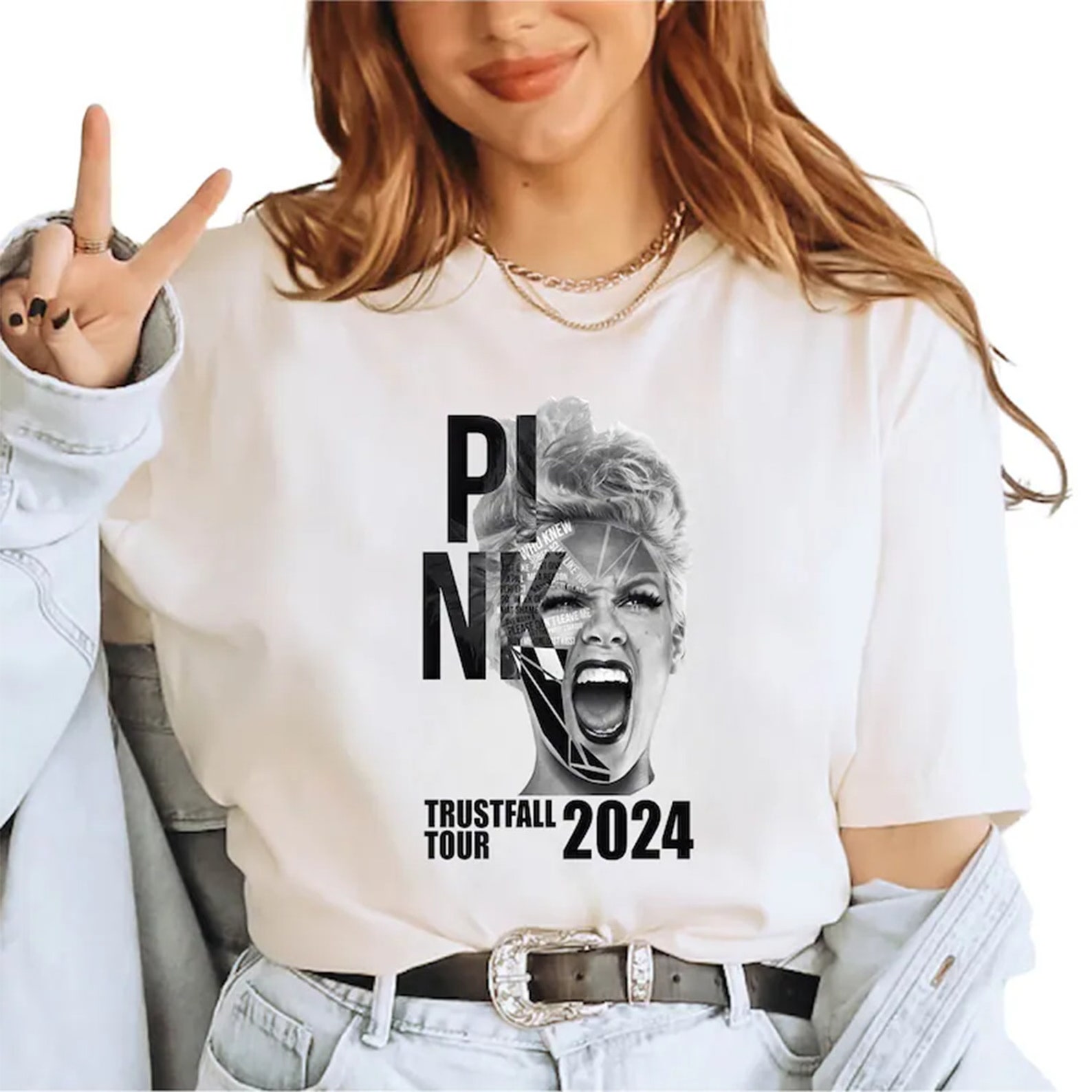 Pnk Summer Carnival 2024, Trustfall Album Tee, Pink Singer Tour, Music ...