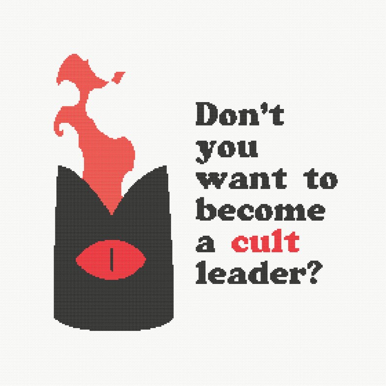 Cult of the Lamb Cross Stitch - Etsy