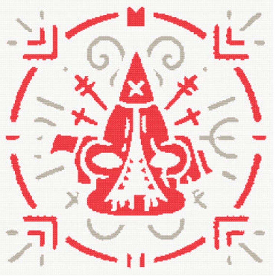 Cult of the Lamb Bishops Cross Stitch Patterns - Etsy