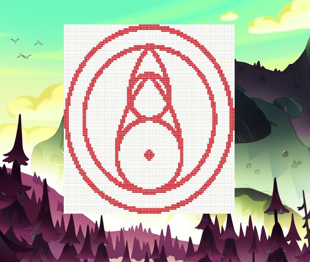 Owl House Fire Glyph Cross Stitch Pattern - Etsy