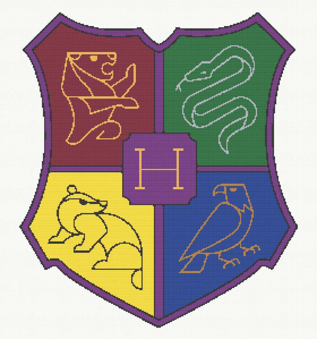 Wizard School Crest - Etsy