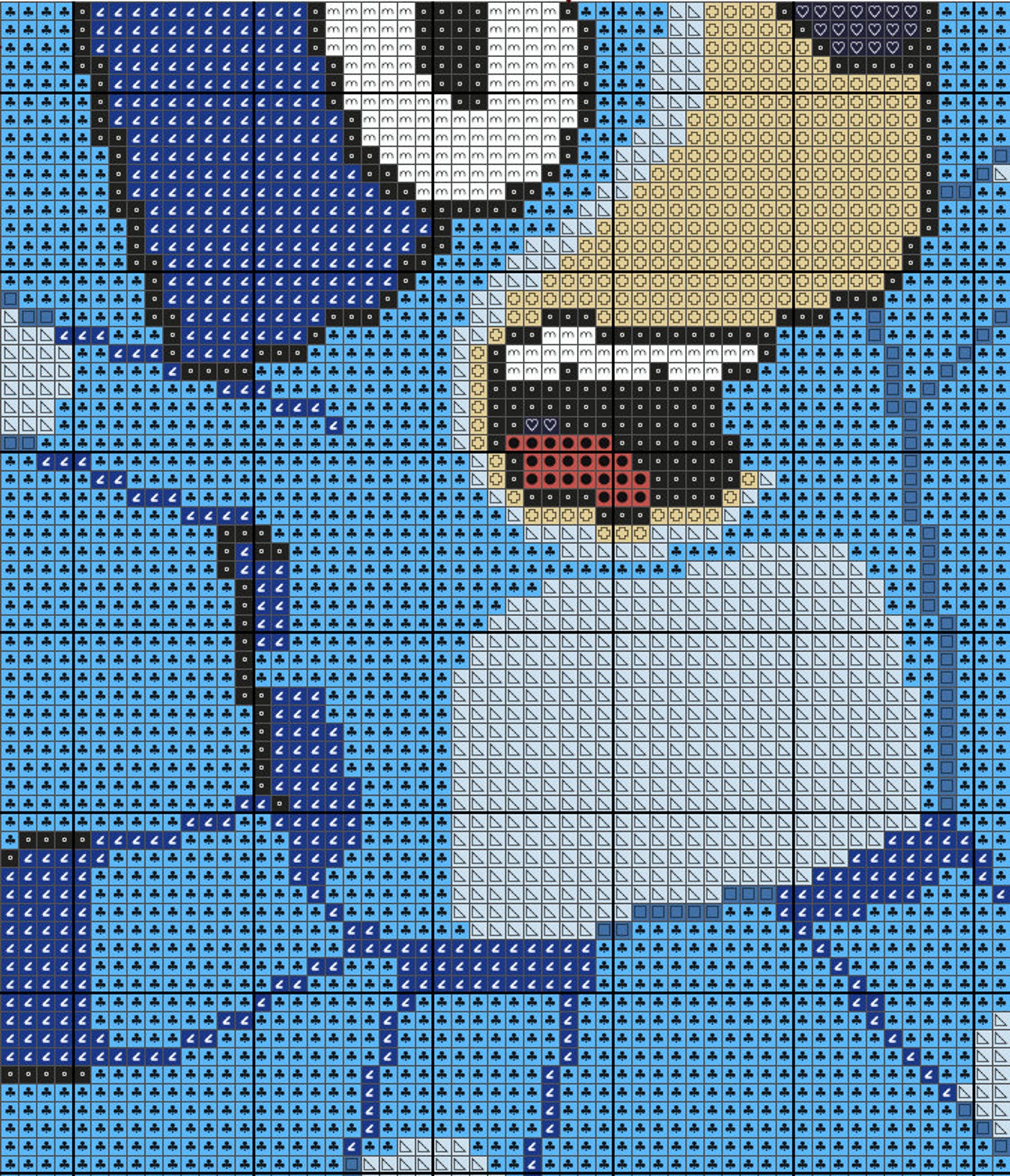 Bluey Logo Cross Stitch Pattern - Etsy