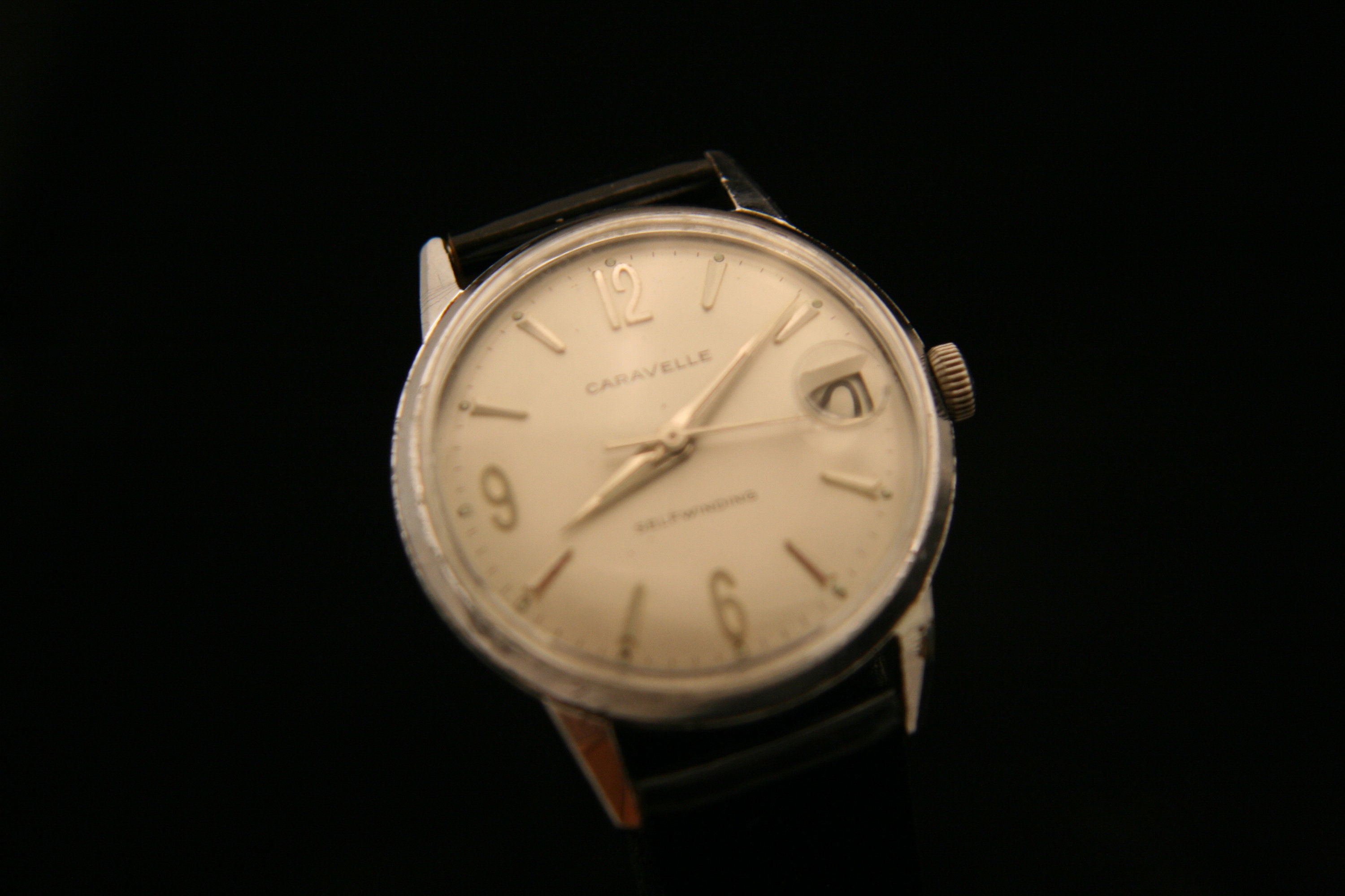 Handsome men's vintage Swiss 1964 Caravelle by Bulova 17 jewel ...