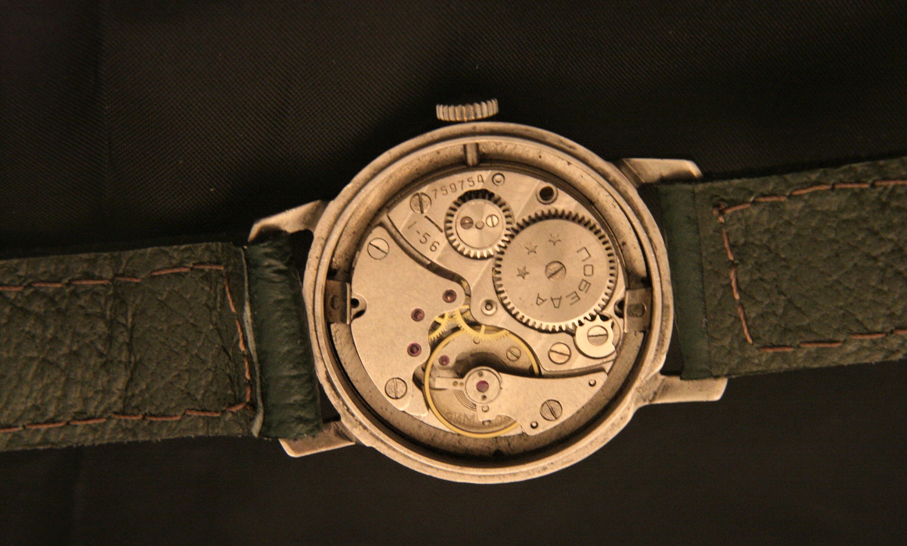 Vintage Soviet 1990's Pobeda 15 jewel ZIM cal. 2602 white dial men's ...