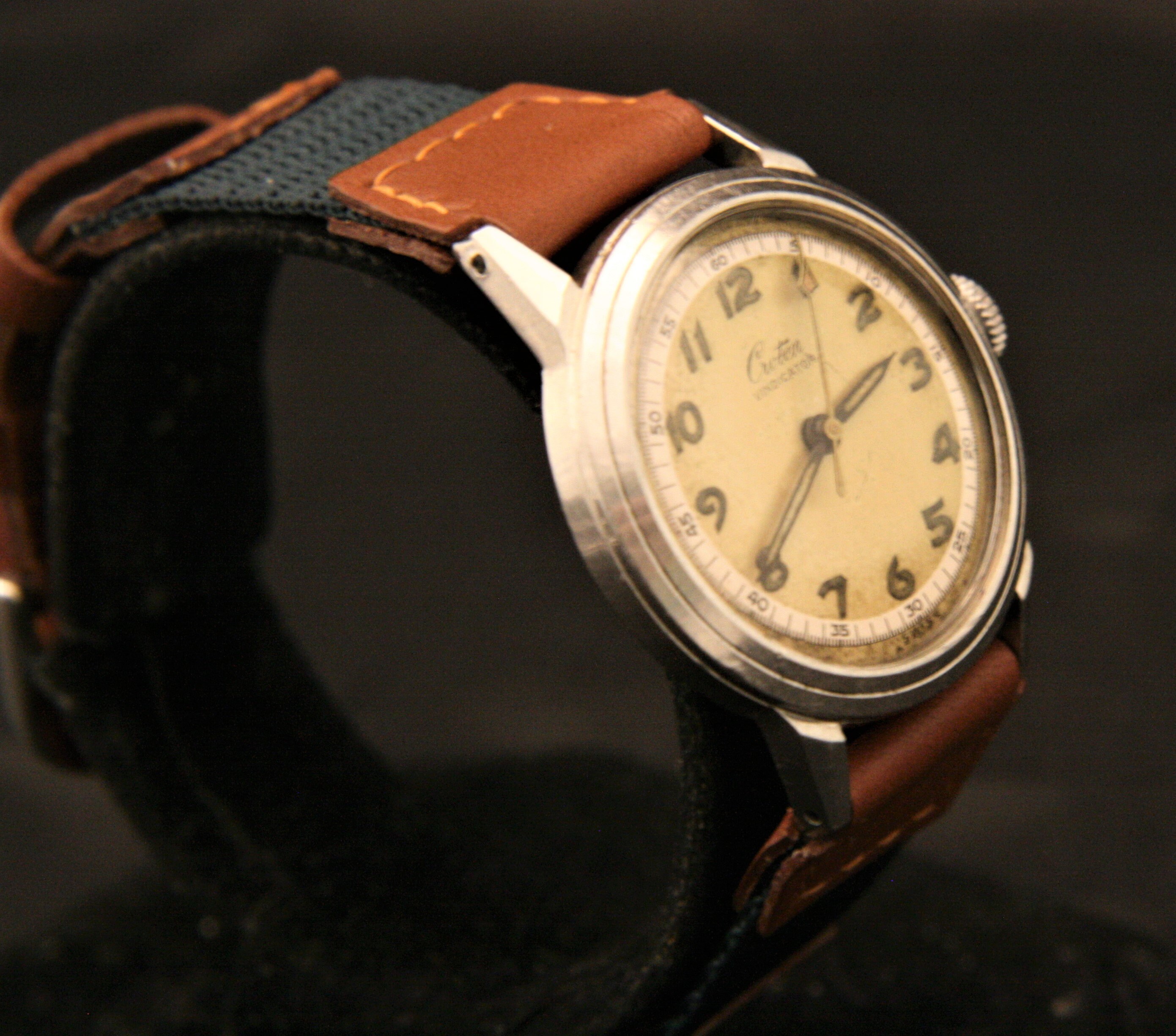 Very rare 1940's men's WWII Croton Vindicator men's Swiss 17 jewel ...