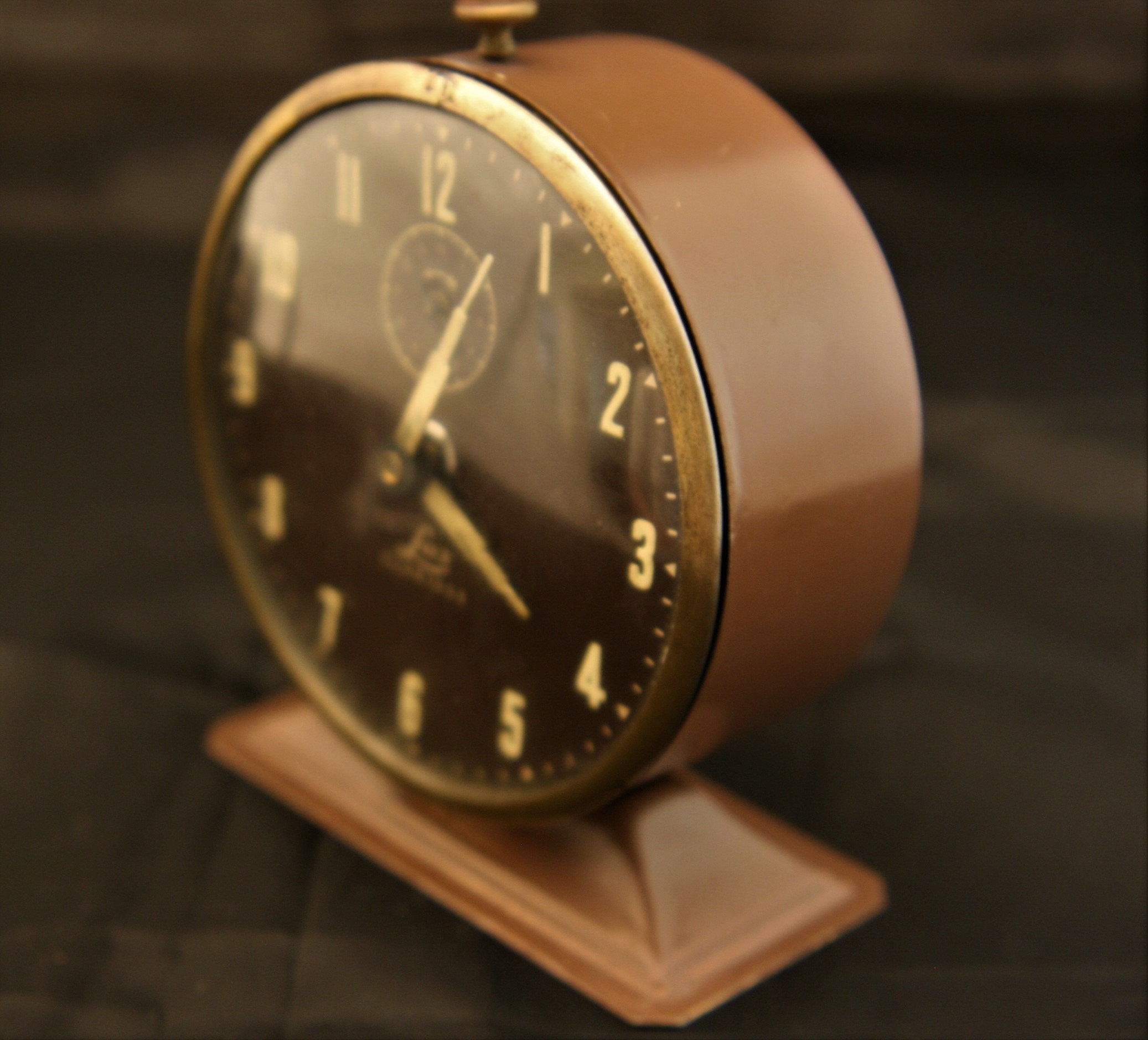 Fun vintage 1920's Westbury Lux Claridge metal 4 X 5 alarm clock runs ...