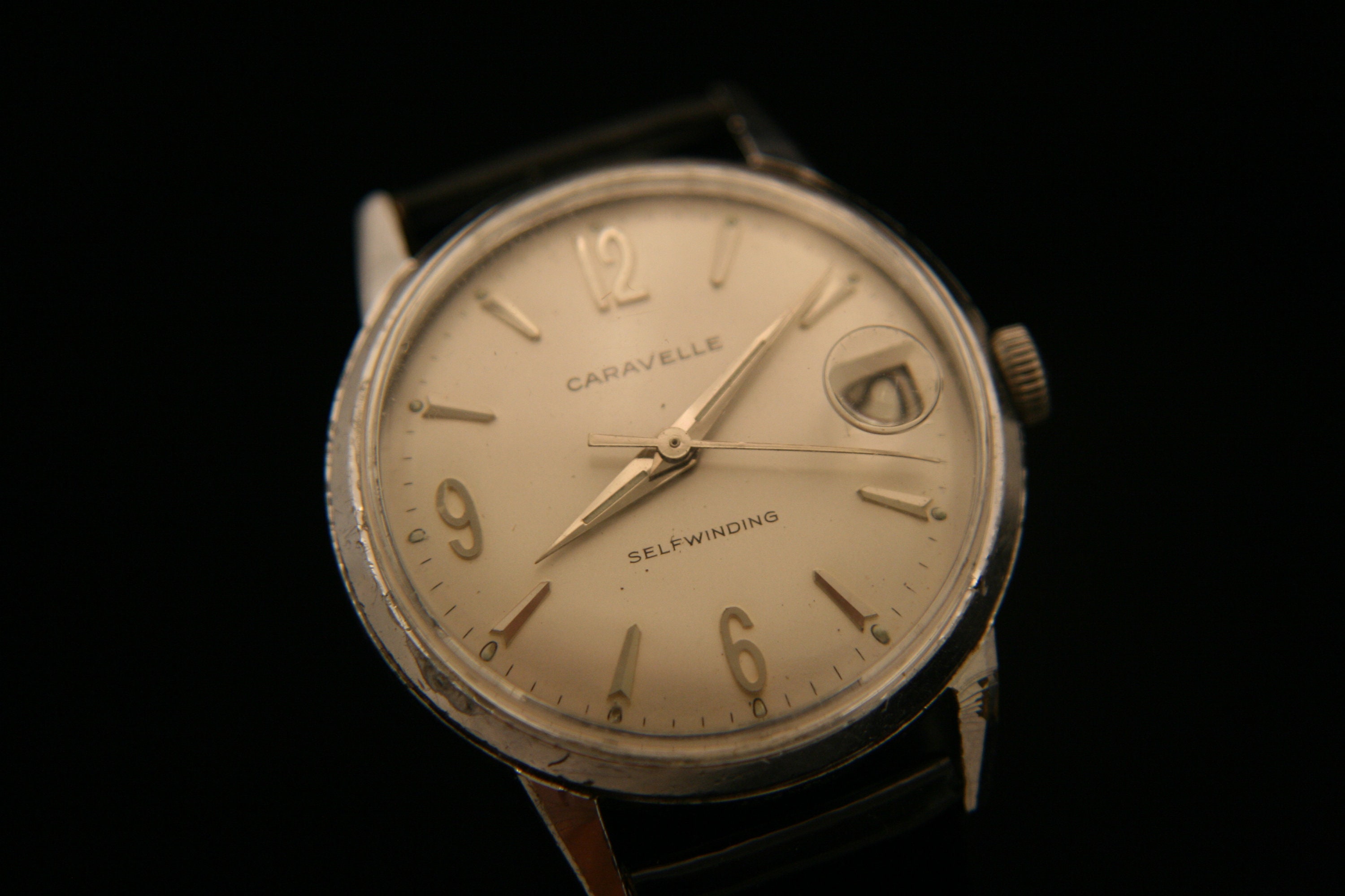 Handsome men's vintage Swiss 1964 Caravelle by Bulova 17 jewel ...