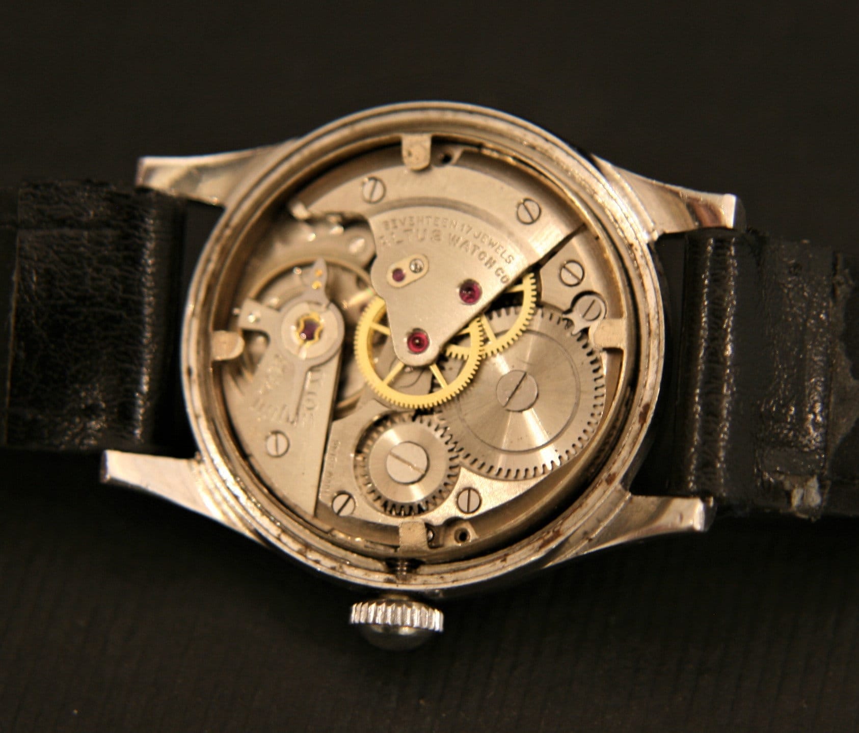 Vietnam era men's Altus, Swiss 17 jewel, all stainless steel, manual ...