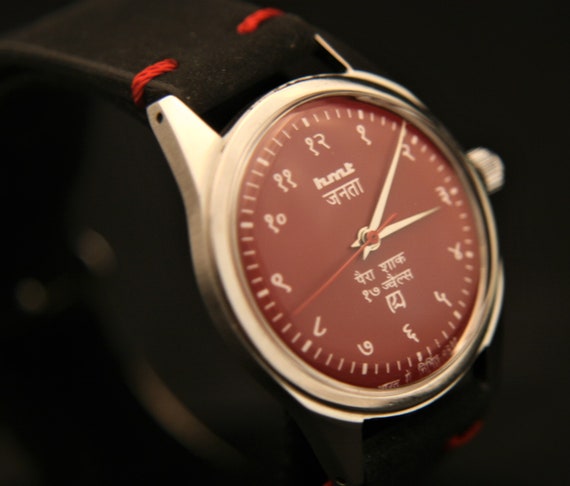 Serviced and restored blood red dial vintage men's 19… - Gem