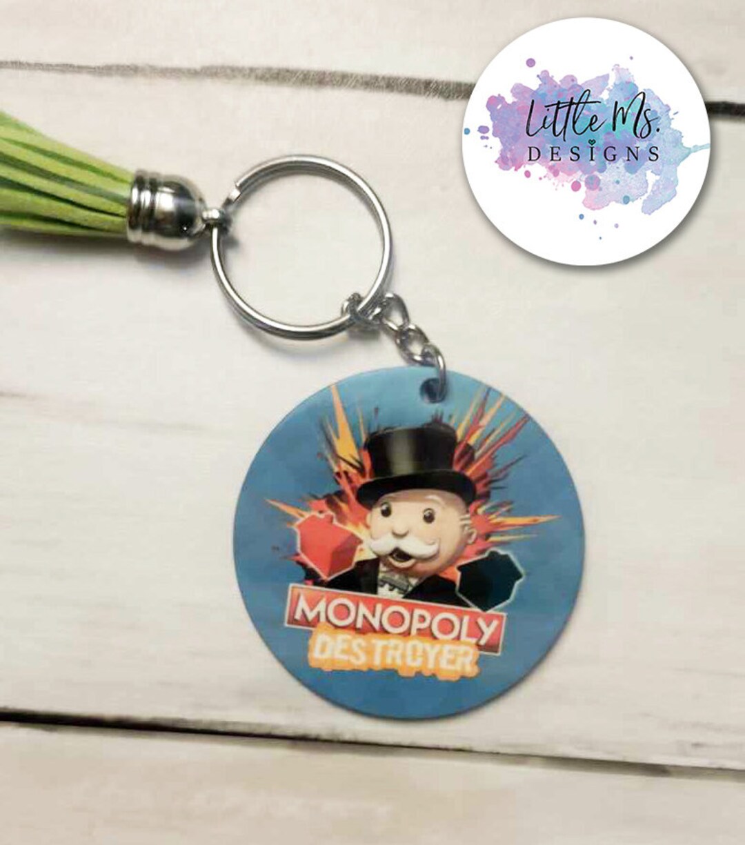 Monopoly Keychain,monopoly Go Gifts,stocking Stuffers,monopoly ...