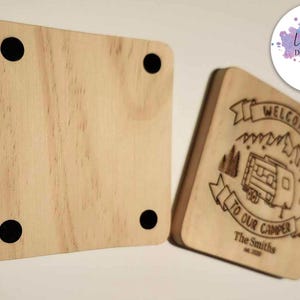 Welcome to Our Camper Personalized Coasters,personalized Gifts ...