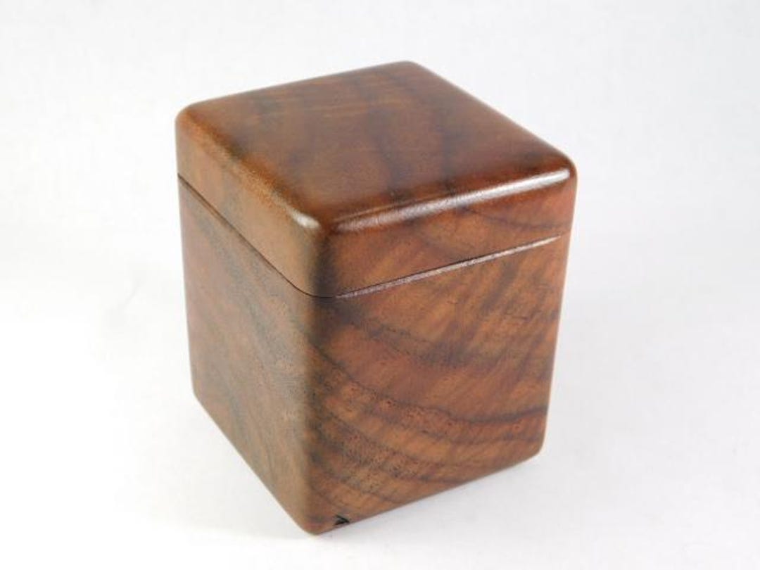 Walnut Burl Keepsake / Ring / Memento Box - Etsy