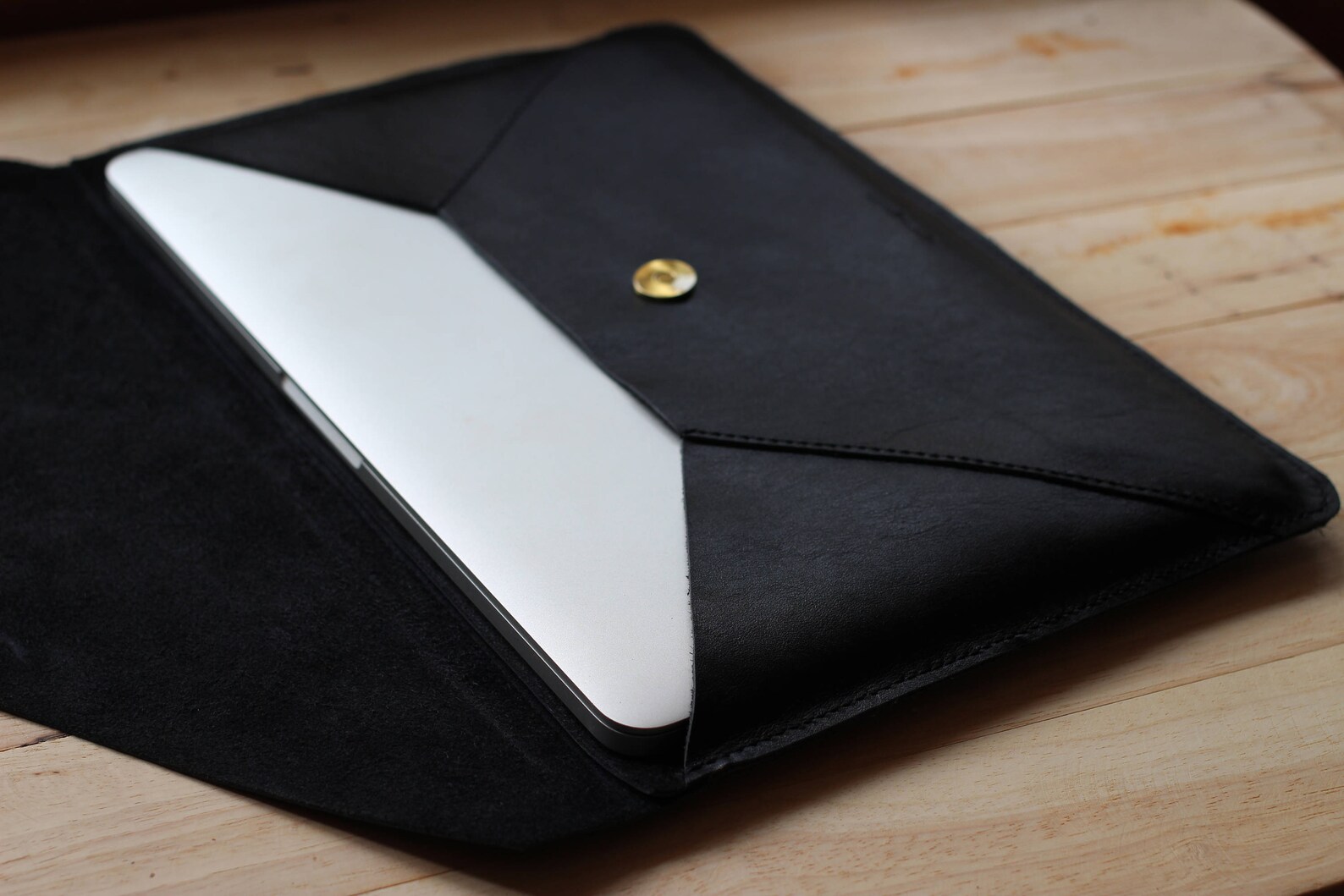 Leather Laptop Sleeve Leather Macbook Case Macbook Sleeve | Etsy