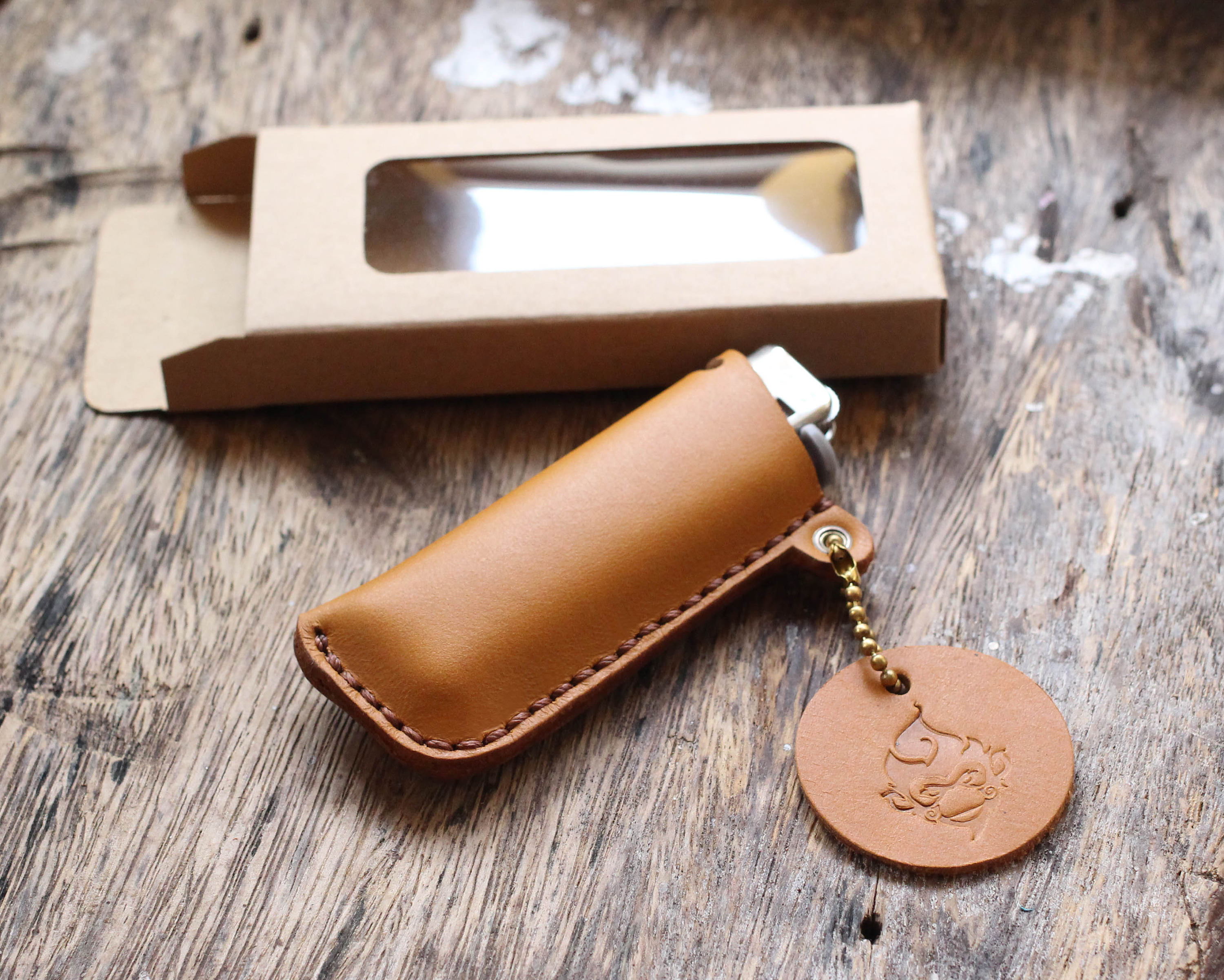 Lighter Case, Leather Lighter Case, Keychain Lighter, Holly Monkey ...