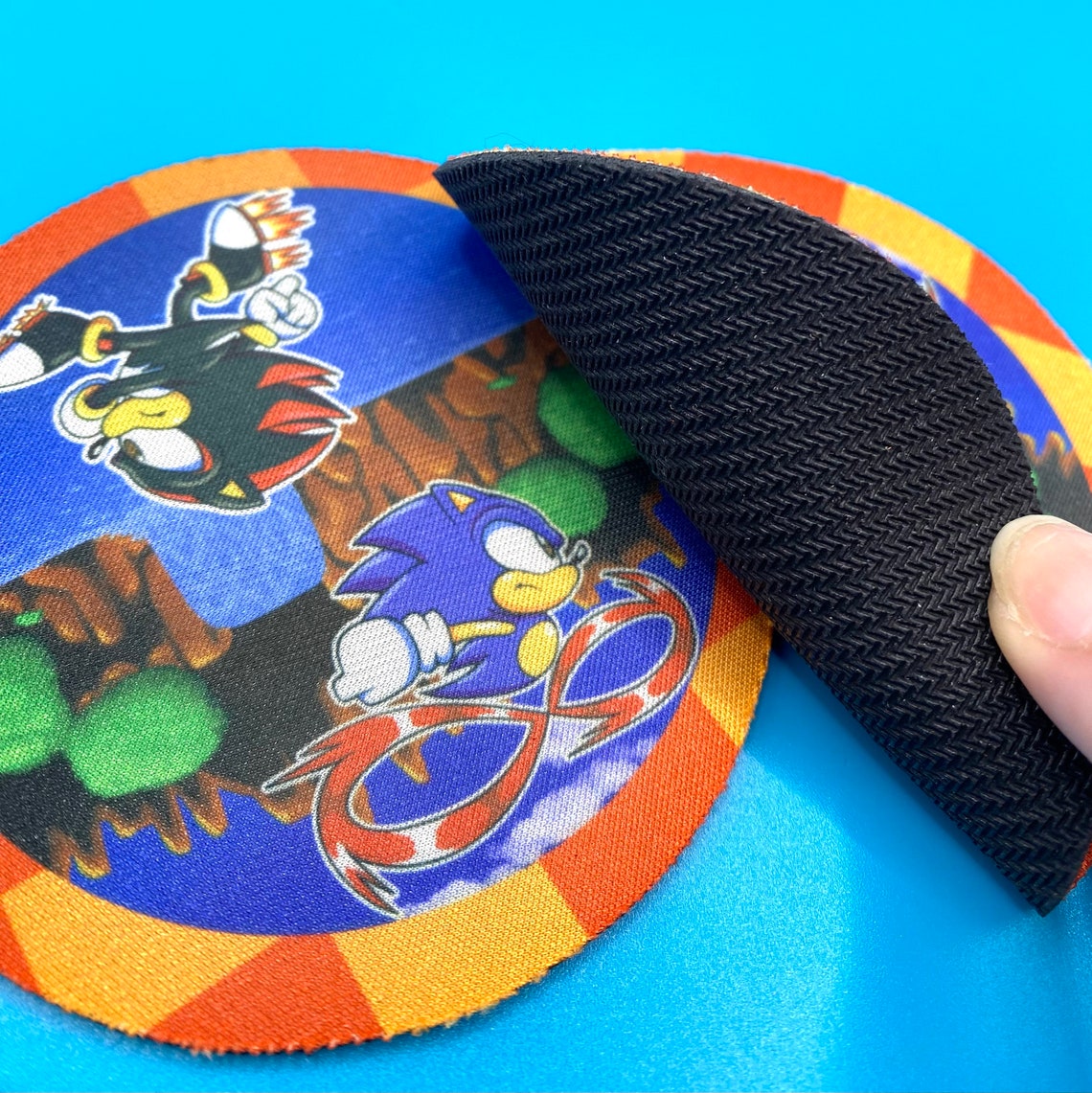 Sonic and Shadow Green Hill Zone Coasters - Etsy