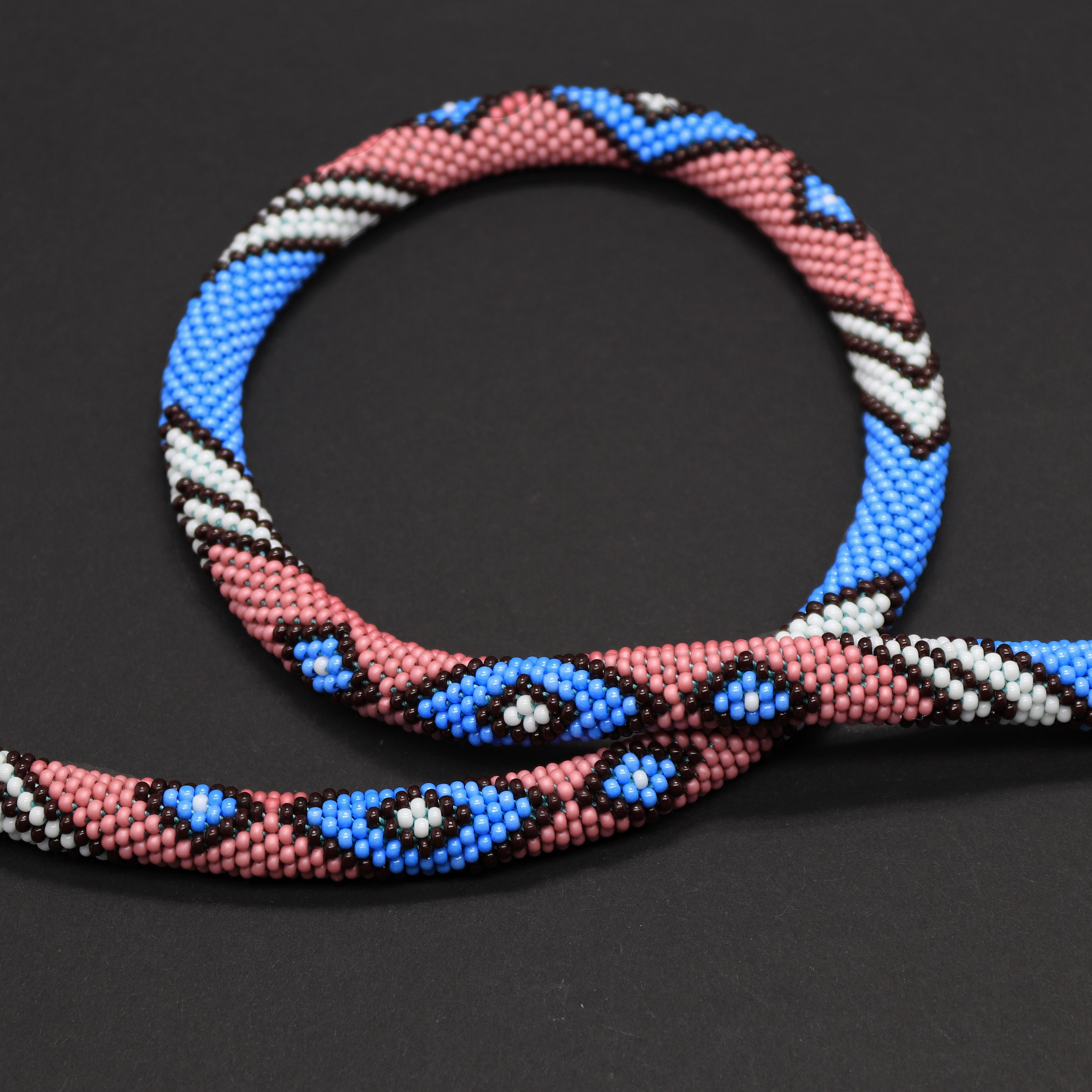 Native Americans Inspired Beaded Necklace Native Beadwork | Etsy