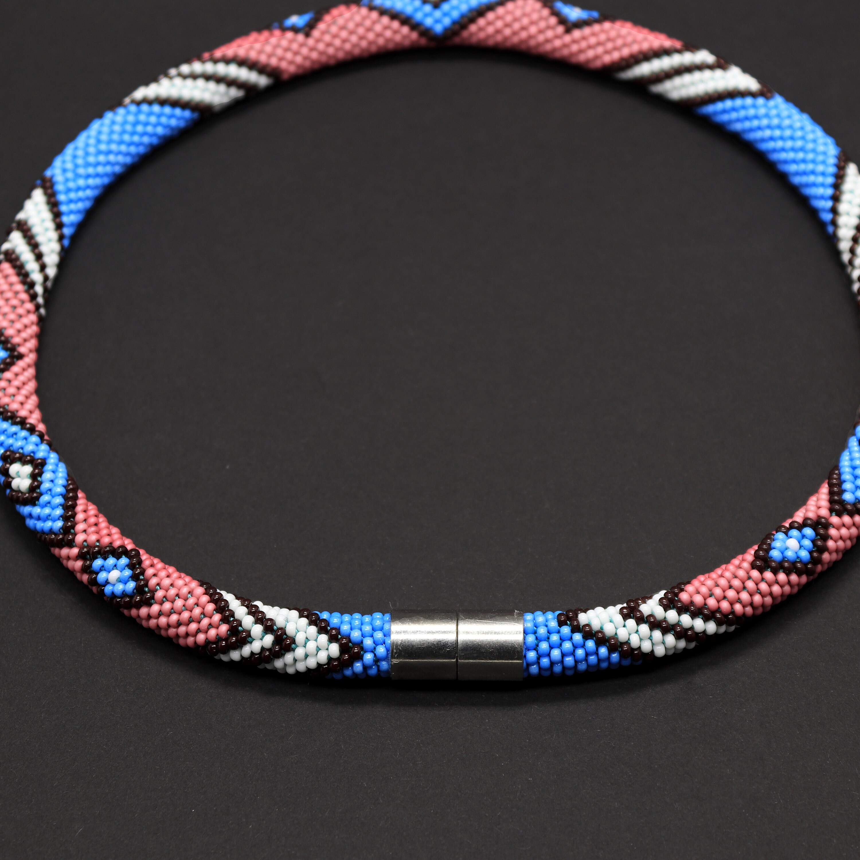 Native Americans Inspired Beaded Necklace Native Beadwork | Etsy