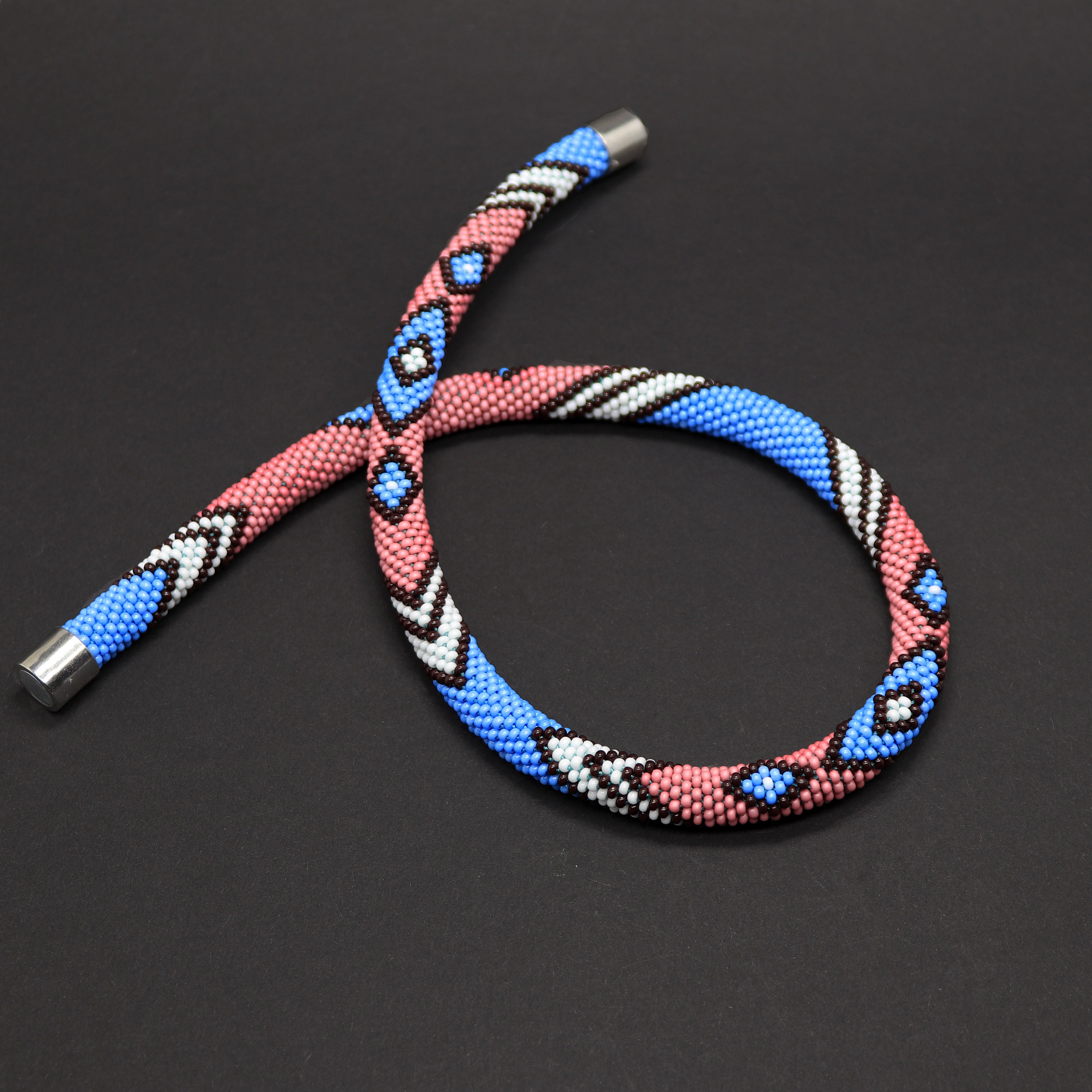 Native Americans Inspired Beaded Necklace Native Beadwork | Etsy