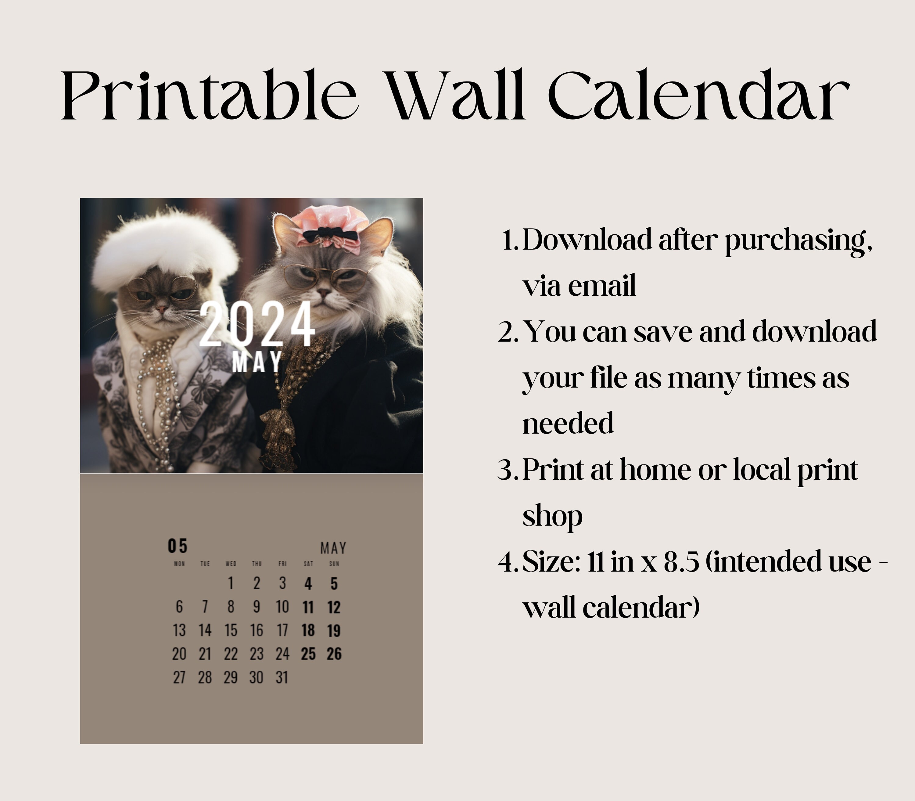 Printable Grumpy Cat 2024 Fashion Calendar, Pissed off Cats, Cat ...