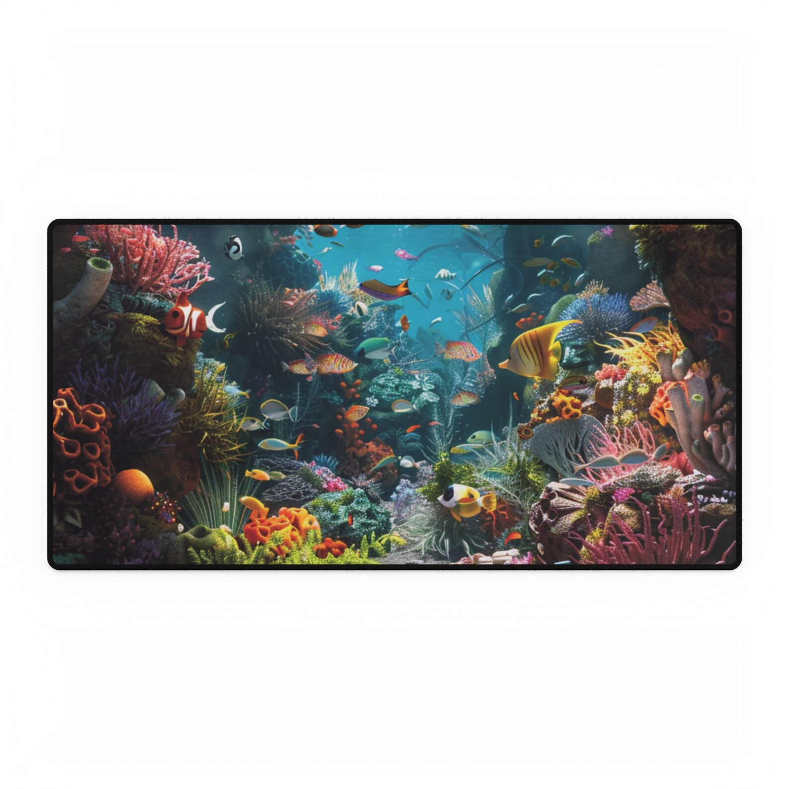 3D Underwater Desk Mat, Ocean Desk Pad, Desk Mat, Mouse Pad, Desk ...