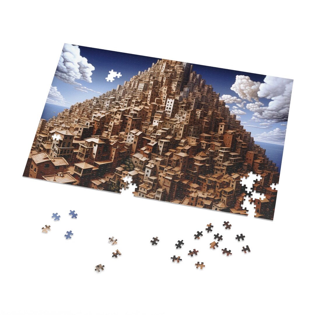 MC Escher Inspired 1000-piece Adult Jigsaw Puzzle Challenging and ...