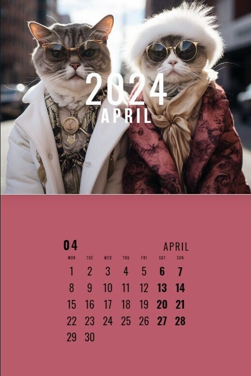 Printable Grumpy Cat 2024 Fashion Calendar, Pissed off Cats, Cat ...