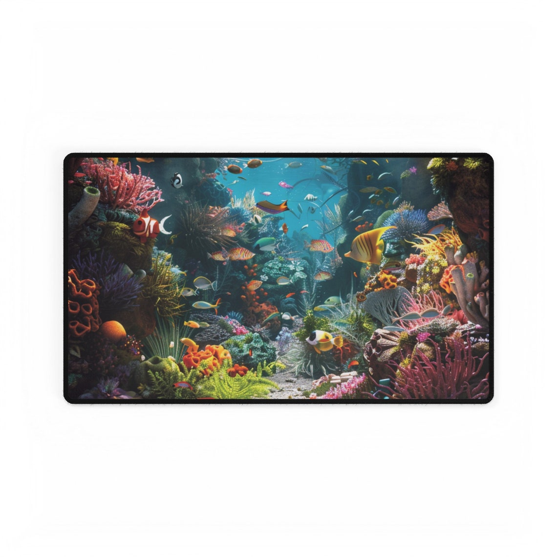 3D Underwater Desk Mat, Ocean Desk Pad, Desk Mat, Mouse Pad, Desk ...