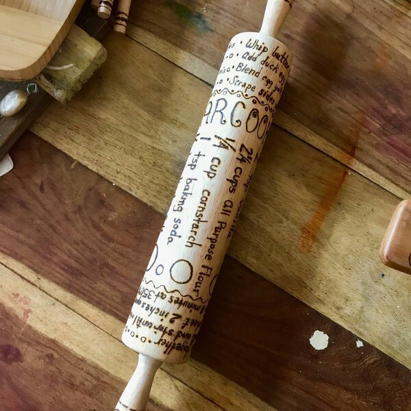 Burned Rolling Pin - Etsy