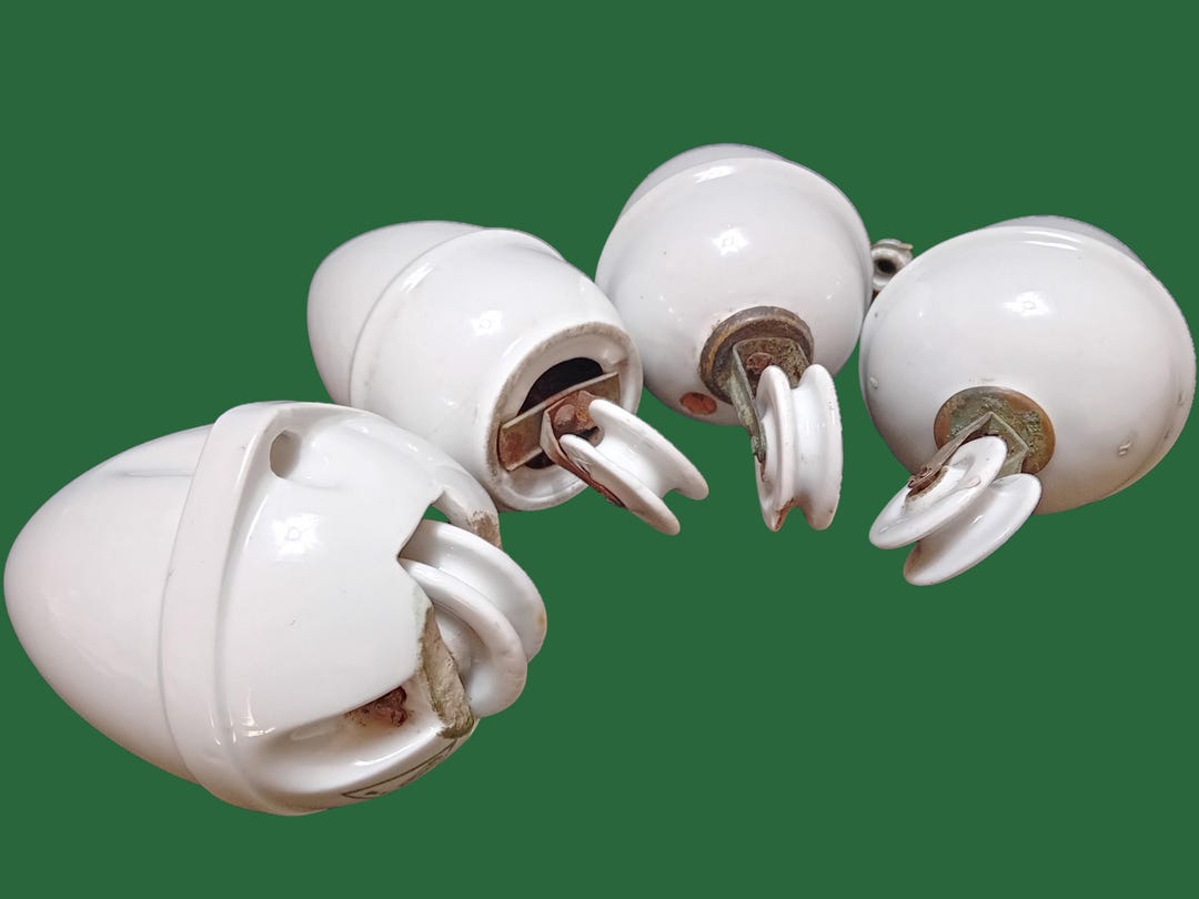 Antique Porcelain Light Pulley - Rise and Fall Lighting Weights - Etsy
