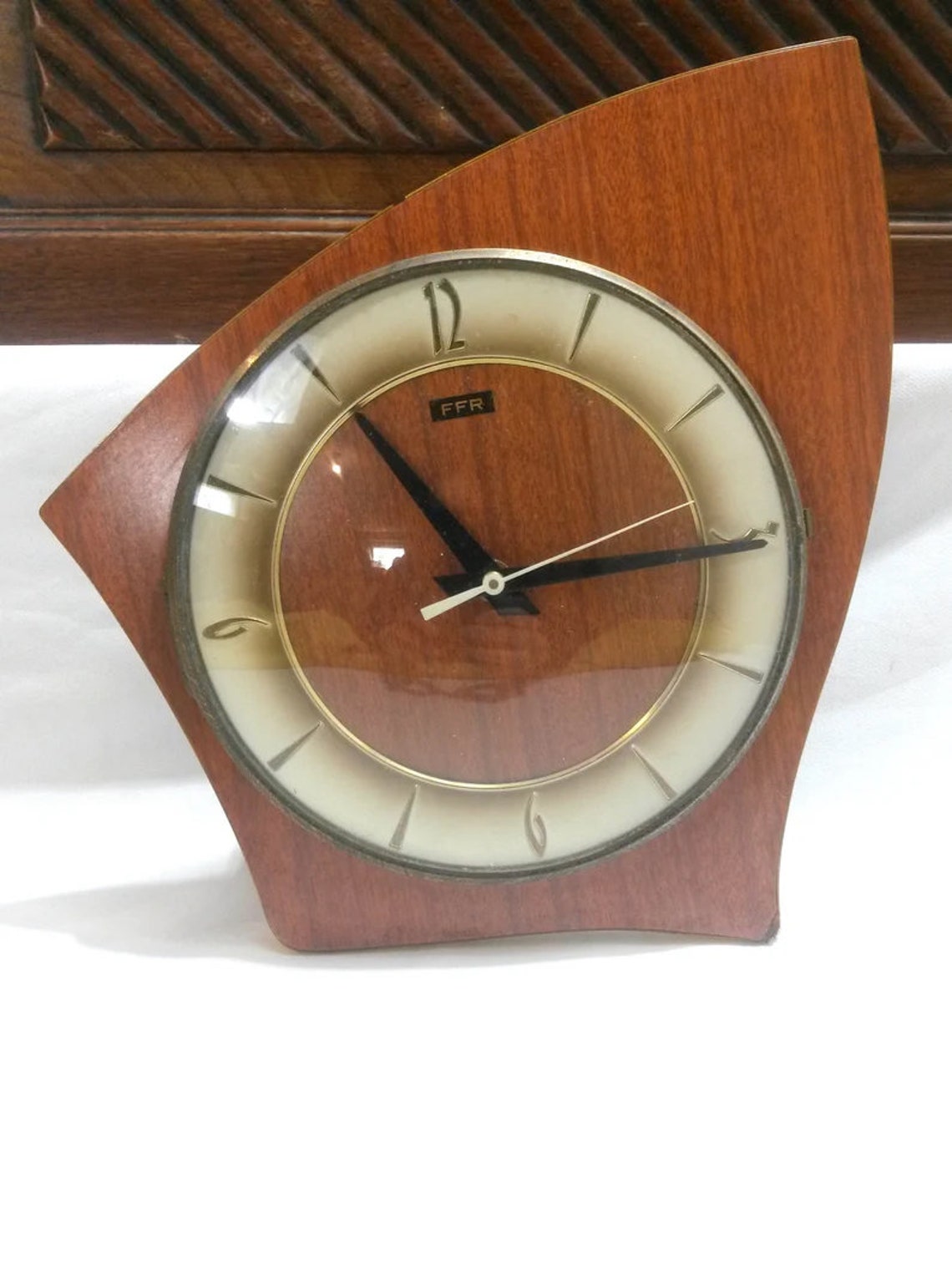 Freeform Formica Clock Imperfect Mid Century Retro Wall - Etsy