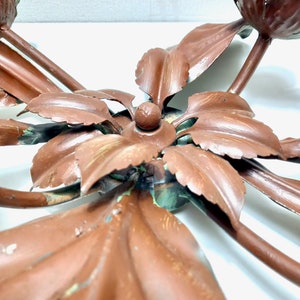 Brown Ceiling Tole Light Tole Wall Lighting Tole Leaf Wall - Etsy