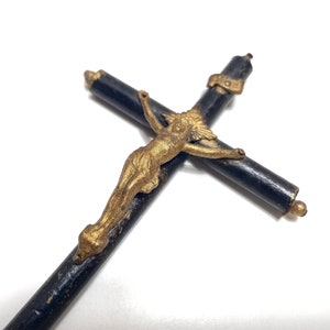Lot of 5 Antique Skull N Cross Bones Crucifixes - Authentic Antique ...