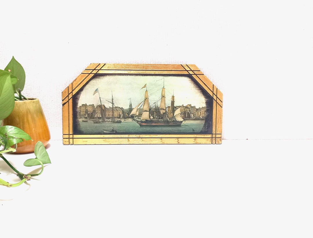 Period Naval Art - Landscape Maritime Wall Art - Sailing Ship Art Repro ...