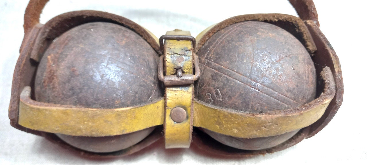 French Pétanques Boules Metal Balls Pair of French Boules - Etsy
