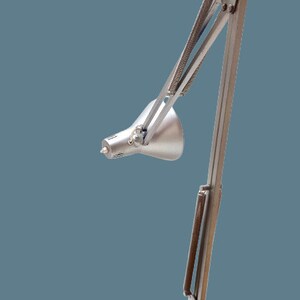 Vintage Metallic Silver Articulated Lamp Silver Architect Light ...