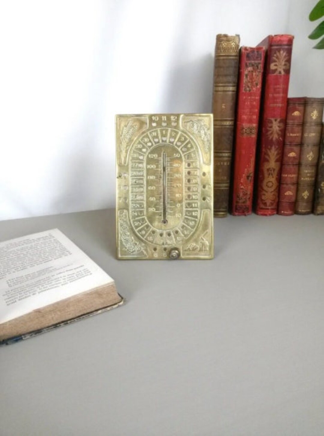 Brass Table Calendar Standalone Calendar Unique Gifts Vintage Date ...