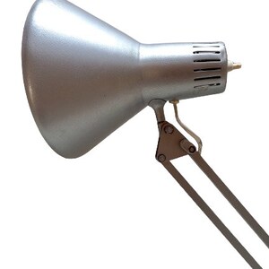 Vintage Metallic Silver Articulated Lamp Silver Architect Light ...