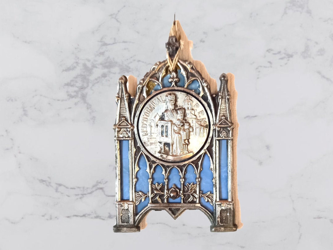 Small Antique Catholic Shrine - Devotional Relic - Veneration Image ...