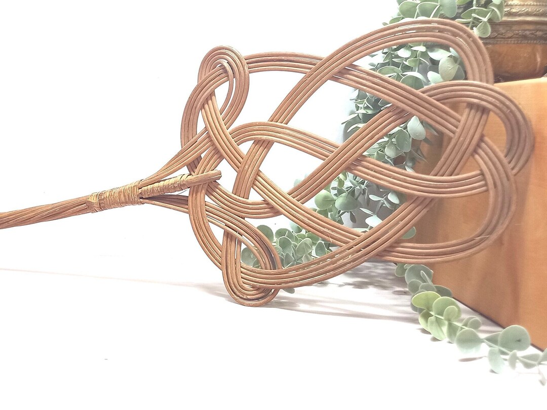 Early Century Carpet Beater - Wicker Racquet - French Rattan Beater ...